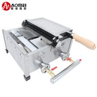 China 8.15 KG Non-stick 14pcs Small Fish Shape Waffle Maker Stainless Steel Taiyaki Machine Gas for sale