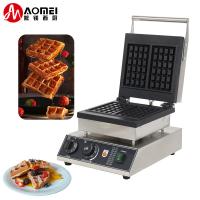 China Outdoor Waffle Maker Machine with Non-stick Square Shape and Electricity Power Source for sale