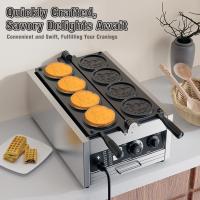 China High Productivity Commercial Electric Waffle Maker for Easy Operation and Snack Machines for sale