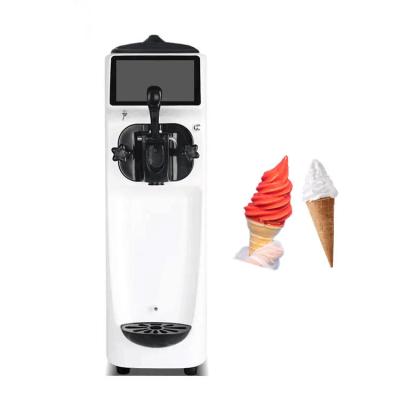 China Table Top Soft Serve Ice Cream Making Machine with Machinery Function 210x554x740mm Size for sale