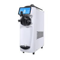China Table Top Soft Serve Ice Cream Making Machine with Machinery Function 210x554x740mm Size for sale