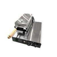 China Even Heating Round Shape Waffle Machine for Retail Snack Equipment 345x610x190mm for sale