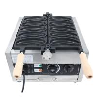 China Hotel Banana Waffle Machine Non-stick Stainless Steel Bubble Waffle Maker 11.25 KG for sale