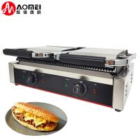 China 215*215mm Upper Grill Size Electric Panini Press Contact Grill for Catering Businesses for sale