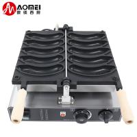 China 510x400x190mm Banana Shape Waffle Making Machine 2023 Model 5pcs Capacity Nonstick for sale