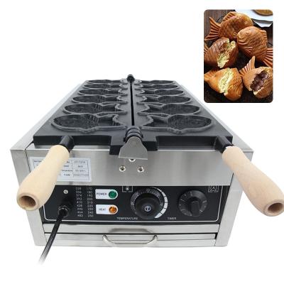 China Stainless Steel Fish Waffle Maker with Interchangeable Plates Grilling/Panini Press for sale