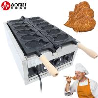 China Stainless Steel Fish Waffle Maker with Interchangeable Plates Grilling/Panini Press for sale