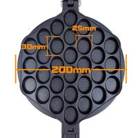 China 1.4KW Electric Non-stick Bubble Waffle Cone Maker for Household and Commercial Snacks for sale