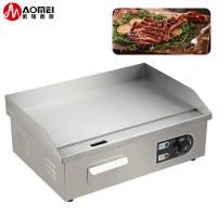 China Electric Grills Griddles with Stainless Steel Flat Top Plate Temperature Range 50-300C for sale