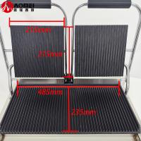 China Electric Cast Iron Contact Grill Sandwich And Beef Machine Commercial Food Equipment for sale