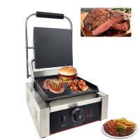 China Electric Griddle Panini Grill Sandwich Maker Contact Grill Machine 1800W Easy to Clean for sale