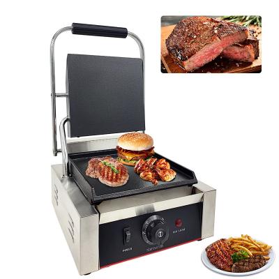 China Electric Griddle Panini Grill Sandwich Maker Contact Grill Machine 1800W Easy to Clean for sale