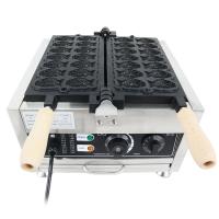 China Taiyaki Machine 14pcs/plate Electric LPG Type Fish Waffle Maker for Mini Taiyaki for sale