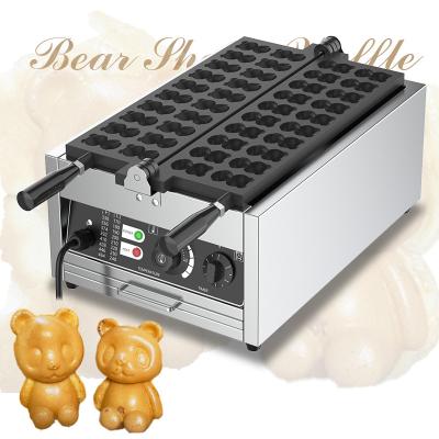 China Animal Shaped Snacks Waffle Maker with Non-stick Coated Plate and Adjustable Power 3000W for sale