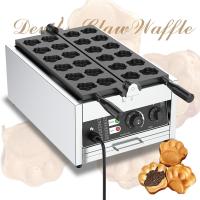 China 3000W Bear Paw Muffin Baking Machine with Cat Paw Shape Voltage 220v Cartoon Waffle for sale