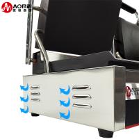 China Stainless Steel Cast Iron Panini Contact Grill Maker for Restaurant Bakery Snack 220v for sale