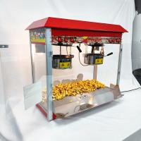 China 860*420*740mm Electric Big Double Pot Popcorn Machine for Snack Food Processing Line for sale