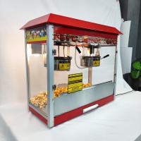 China 860*420*740mm Electric Big Double Pot Popcorn Machine for Snack Food Processing Line for sale