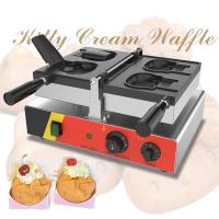 China 110v 220v AM-02CO Non Stick Pan Animal Shaped Hello Kitty Ice-cream Waffle Cone Machine for sale