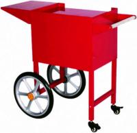 China 110-240V/50-60HZ Healthy Food Grade SS Material Commercial Popcorn Machine With Cart for sale