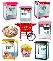 China 110-240V/50-60HZ Healthy Food Grade SS Material Commercial Popcorn Machine With Cart for sale
