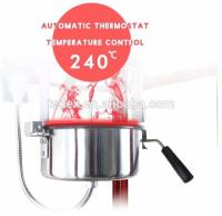 China 110-240V/50-60HZ Healthy Food Grade SS Material Commercial Popcorn Machine With Cart for sale