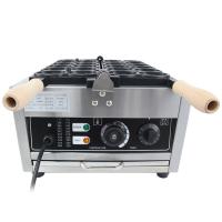 China 2024 Year Stainless Steel 12 Holes Waffle Makers 1800w Non-stick Waffle Making Machine for sale
