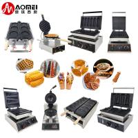 China Electric Waffle Maker Machine for Snack Bar Non-stick Plate 250*350*250mm for sale