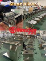 China Stainless Steel Butchery Fresh Meat Cube Cutter Slicer 600w 250kg/H Meat Cutting Machine for sale