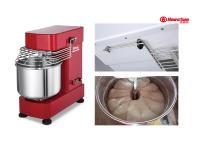 China 10 Liter Spiral Dough Kneader Machine 750W 12-25r/min For Bread Shop for sale