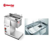 China 1.1kw Automatic Meat Cutting Machine 500kg/h Frozen Meat Slicer Machine for sale