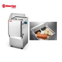 China Restaurant Automatic Vegetable Cutting Machine 400mm 62kg For Slice Shred Carrot for sale