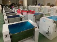 China Industrial Flour Mixer Flat Blade Horizontal Dough Mixer 100 Liter Capacity For Bun for sale
