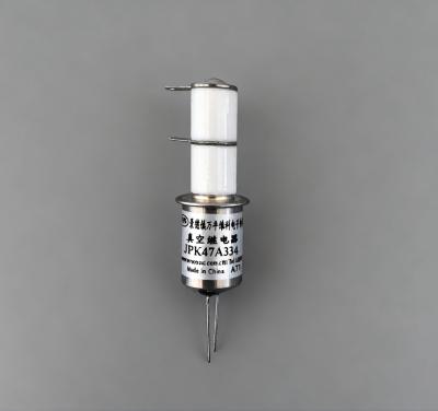 China JPK47A334 SPST-NO High Voltage Vacuum Relay Switch with 1 Million Mechanical Life Compact Dimension Φ13.3*H61.5 and Low Contact Resistance 0.02Ω for sale