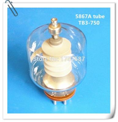 China High Frequency Vacuum Electron Glass Tube 5867A For Industrial HF Heating for sale