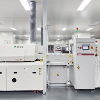 China High Efficiency Motor-Driven PCB Belt Conveyor for SMT Production Line PLC Controlled AC110V/220V CBC-100A for sale