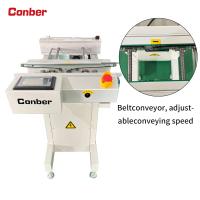 China Custom Sized PLC Controlled Motor-Driven PCB Flat Conveyor Bearing Work Station for SMT Line 220V/110V 1 Year Warranty CWT-100A for sale