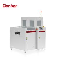China Conber Dual Magazine Unloader Push Plate Protection Full Dust Cover Optional Reverse PCB Unloading Design Motor Engine PLC for sale