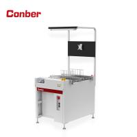 China Conber PLC Controlled High-Speed Motor/Engine SMT PCB Reject Conveyor Dual Track Pick and Place Machine Unloader CWBC-500N for sale