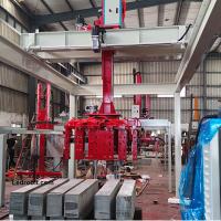 China PLC Controlled Industrial Palletizing machine Mobile Palletizer For Labor Savings for sale