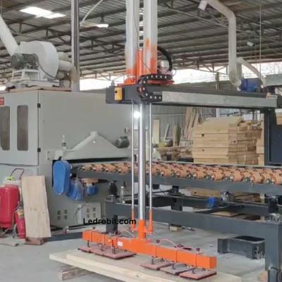 China Customized 800kg Automatic Wooden Board Loading Machine With Safety Sensors And LCD Touch Screen for sale