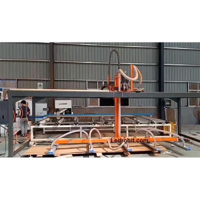 China Automatic Wooden Board Conveyor Loading Machine with PLC Control and LCD Display for sale