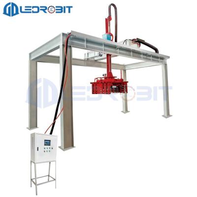 China Efficiency-boosting Automatic Rectangular Stone Slabs Full Layer Palletizing machine Servo Motor Clamp Unloading Machine for sale