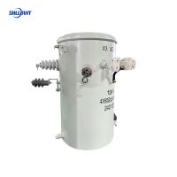 China 10kVA Single Phase Pole Mounted Oil Immersed Distribution Transformer 4160V 100Hz for sale