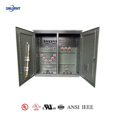 China 2000kVA Three Phase Pad Mount Transformer 12470V Oil Filled Ground Mounted for sale