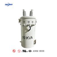 China 10-333kVA Single Phase Pole Mounted Transformer ANSI IEEE IEC Cylindrical Oil Immersed for sale