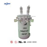 China 5kVA Pole Mounted Transformer 4.16kV 120V Low Loss All Weather Outdoor for sale