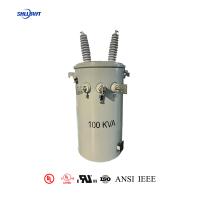 China 100kVA Single Phase Pad Mount Transformer 4160V to 120V UL Certified High Efficiency for sale