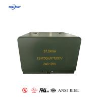 China 37.5 kVA Single Phase Pad Mounted Transformer 12470V to 120/240V ANSI C57 Ultra Low Loss for sale