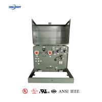 China 75 kVA Single Phase Pad Mounted Transformer DOE 2016 Tamper Proof 12470V 120/240V for sale